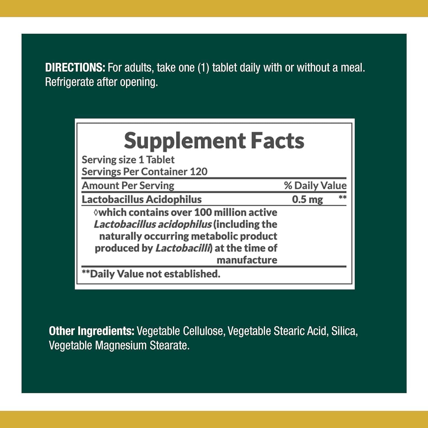 Nature's Bounty digestive health support