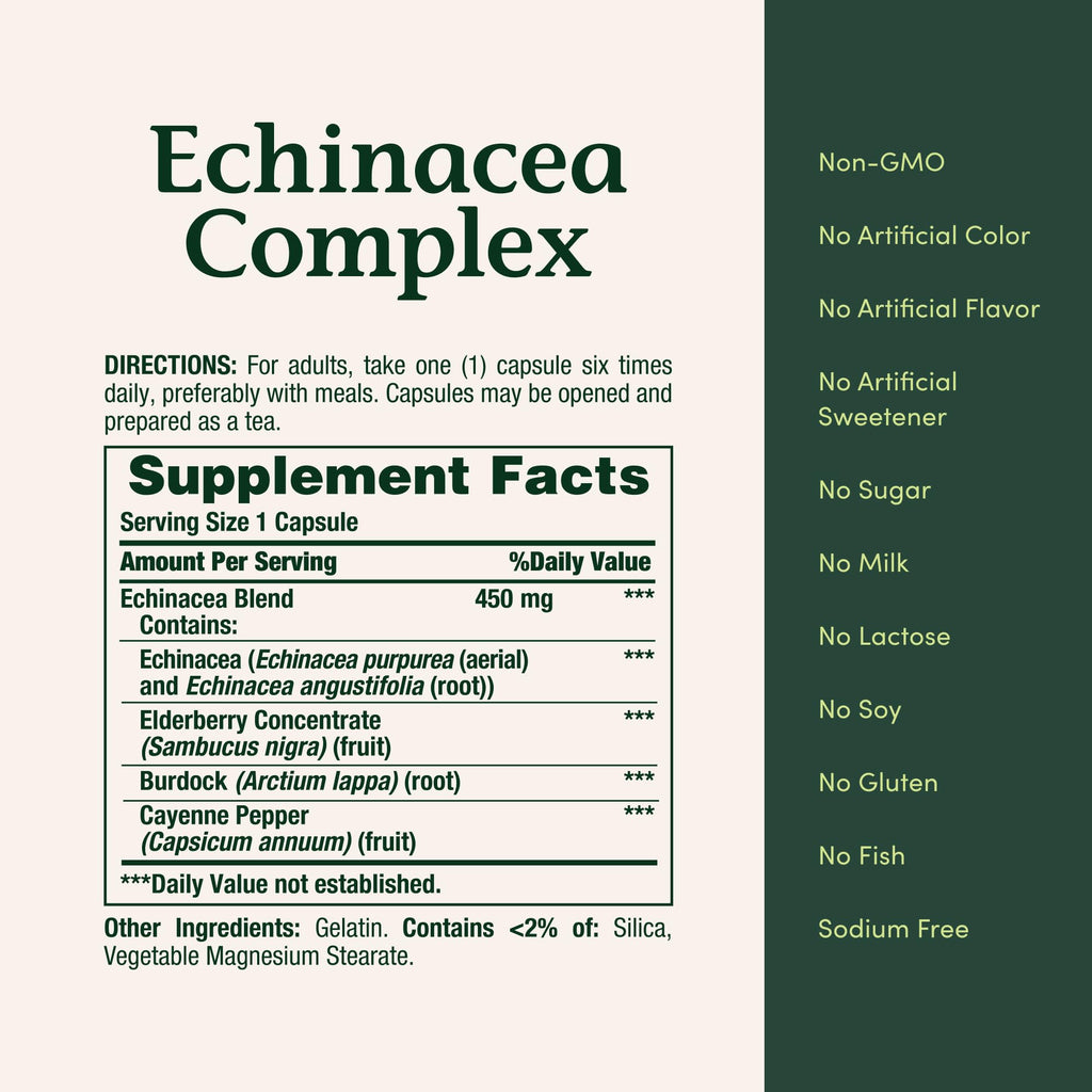 Nature's Bounty echinacea for overall wellness