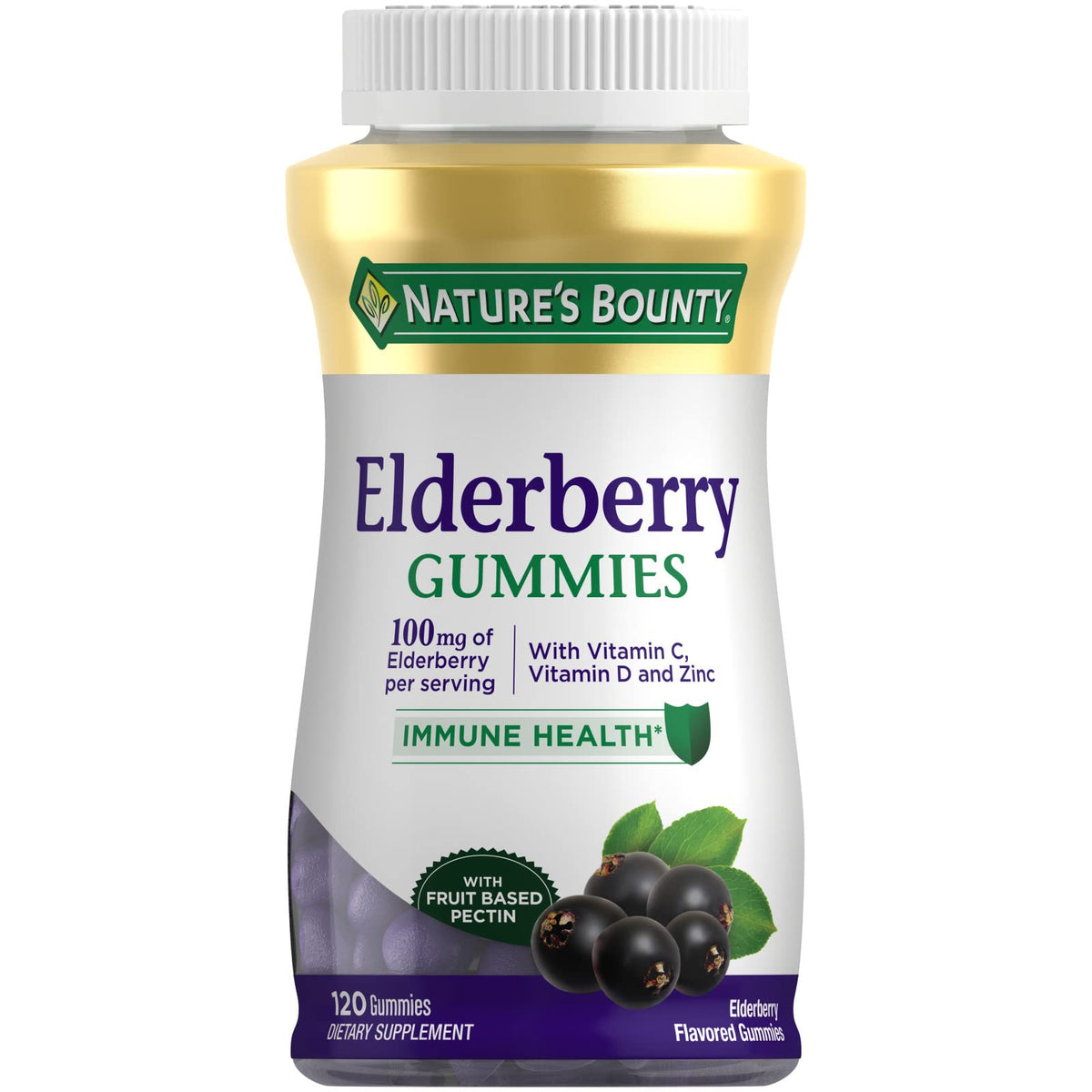 Nature's Bounty elderberry gummies for immunity