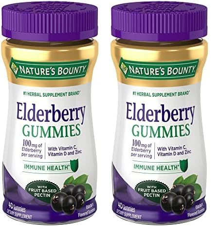 Nature's Bounty elderberry gummies for immunity