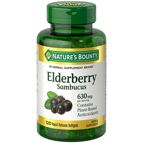 Nature's Bounty elderberry immune support