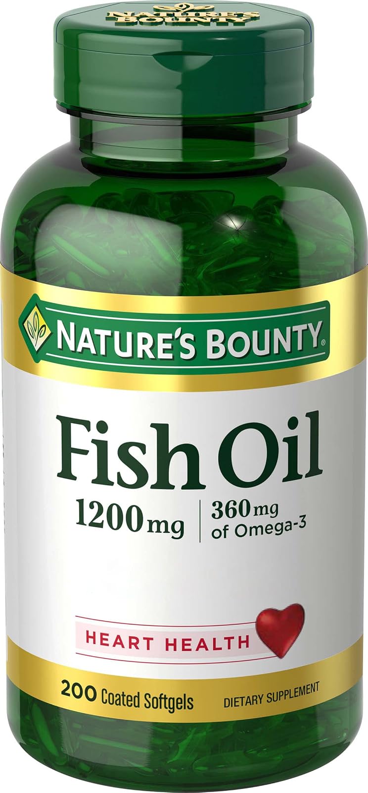 Nature's Bounty fish oil softgels