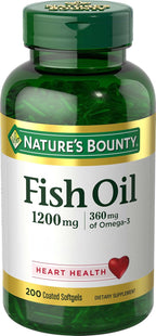 Nature's Bounty fish oil softgels