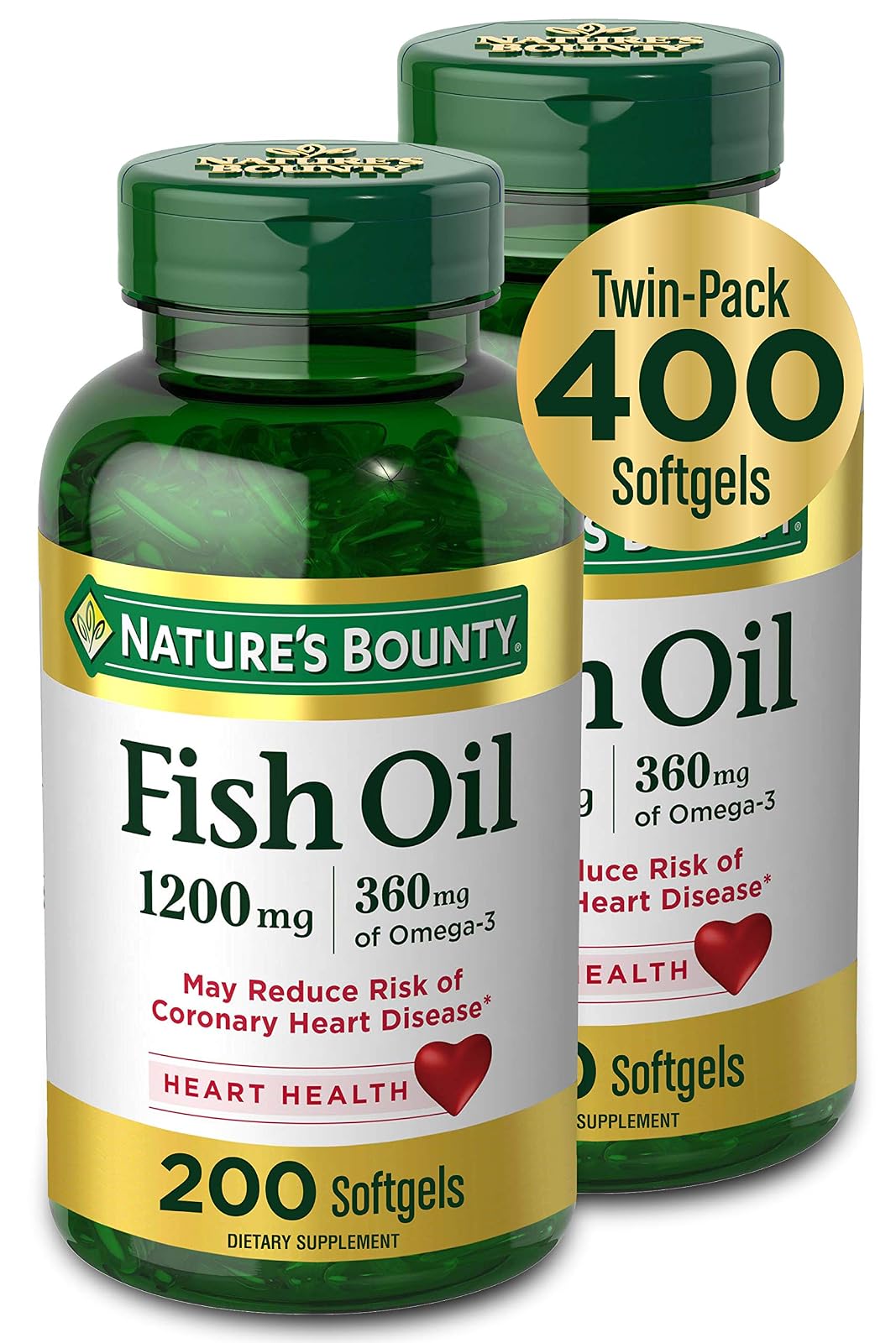 Nature's Bounty fish oil softgels