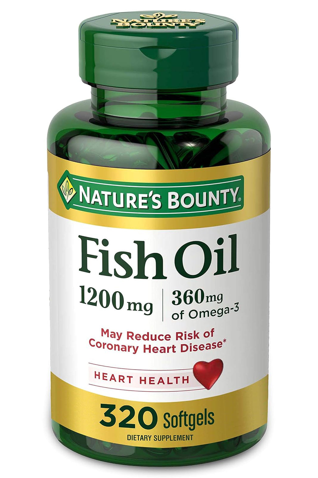 Nature's Bounty fish oil softgels