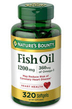 Nature's Bounty fish oil softgels