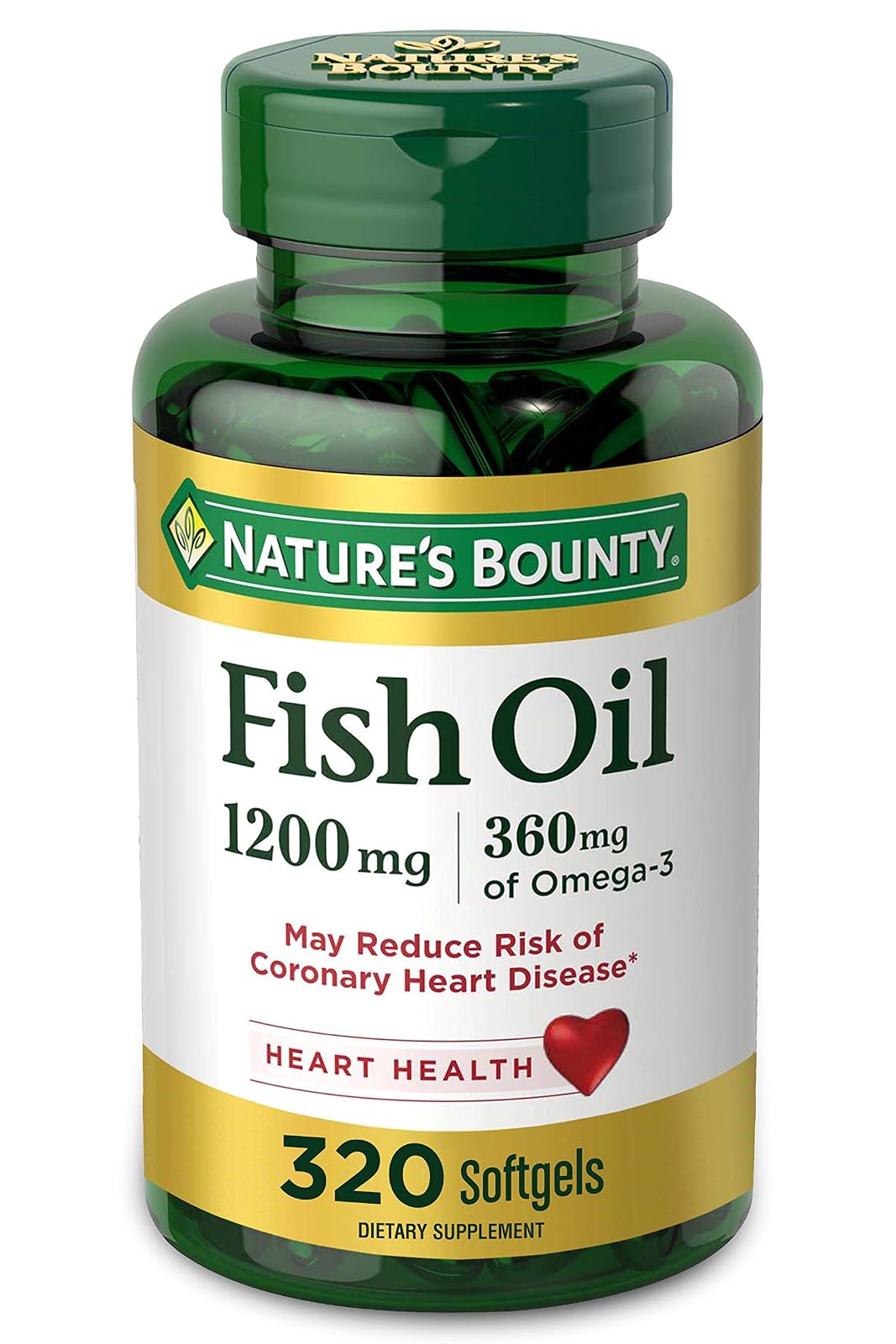 Nature's Bounty fish oil softgels