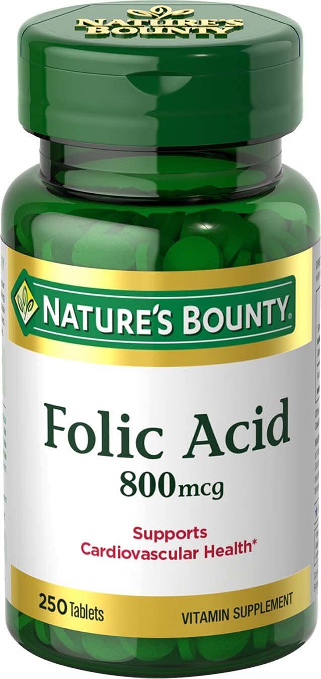 Nature's Bounty folic acid supplement
