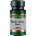 Nature's Bounty folic acid tablets