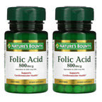 Nature's Bounty folic acid tablets