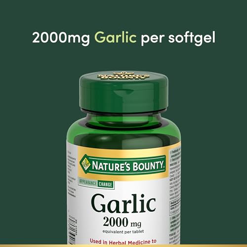 Nature's Bounty garlic for respiratory health
