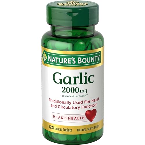 Nature's Bounty garlic heart health