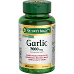 Nature's Bounty garlic supplement tablets