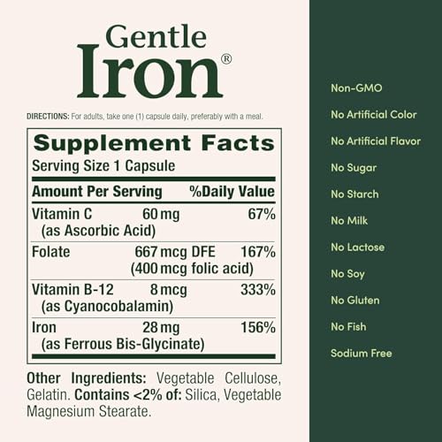Nature's Bounty gentle iron support