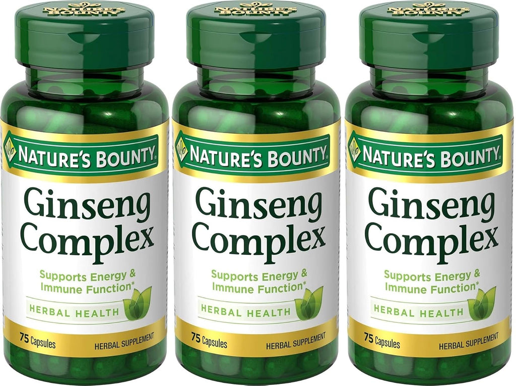 nature's bounty ginseng complex capsules