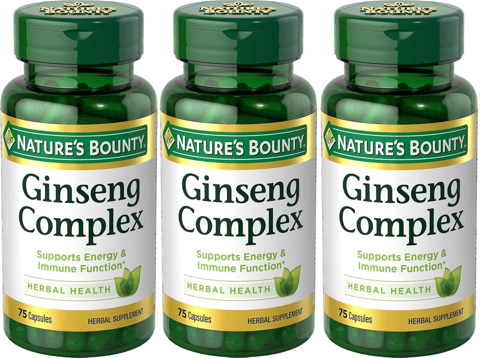 nature's bounty ginseng complex capsules