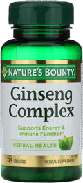 Nature's Bounty ginseng vitality capsules