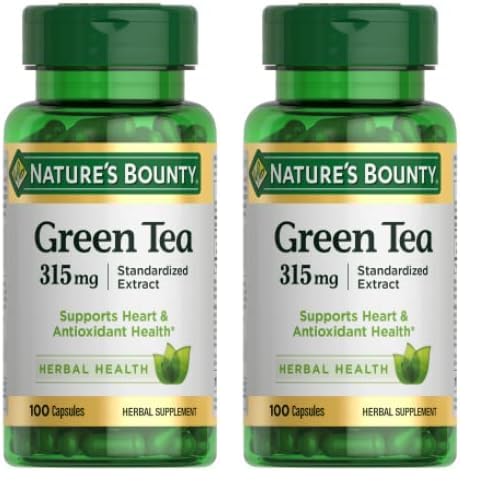 Nature's Bounty green tea capsules benefits
