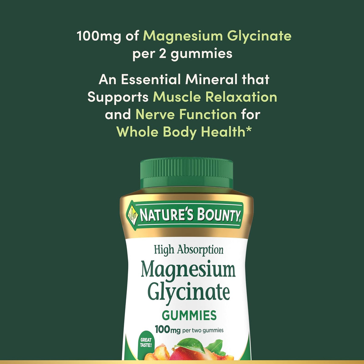 Nature's Bounty gummies support muscle health