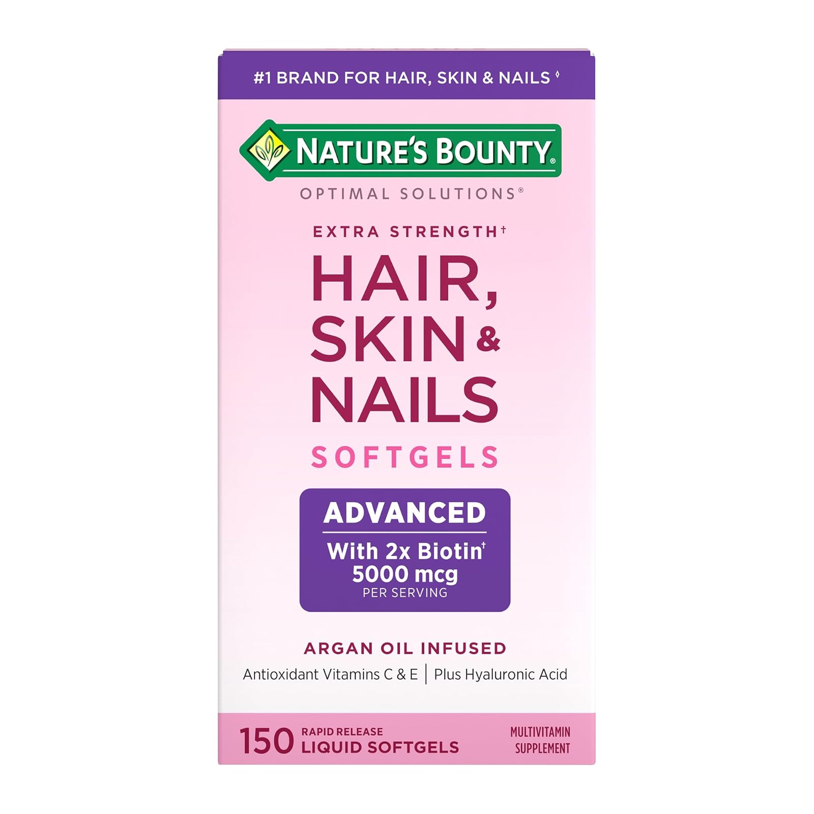 Nature's Bounty hair skin & nails vitamins