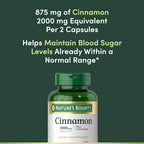 Nature's Bounty herbal cinnamon capsules