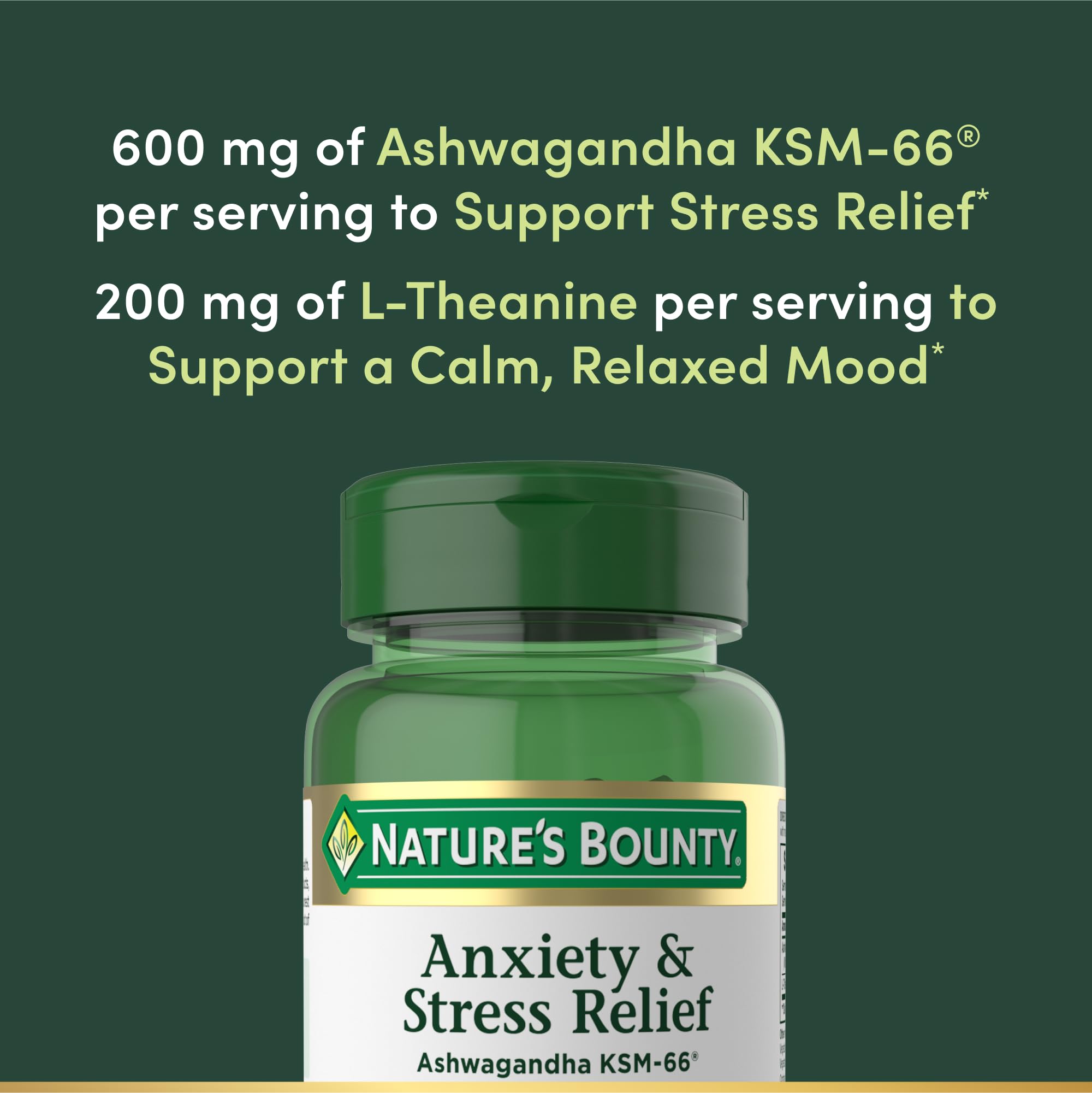 Nature's Bounty herbal stress relief solution
