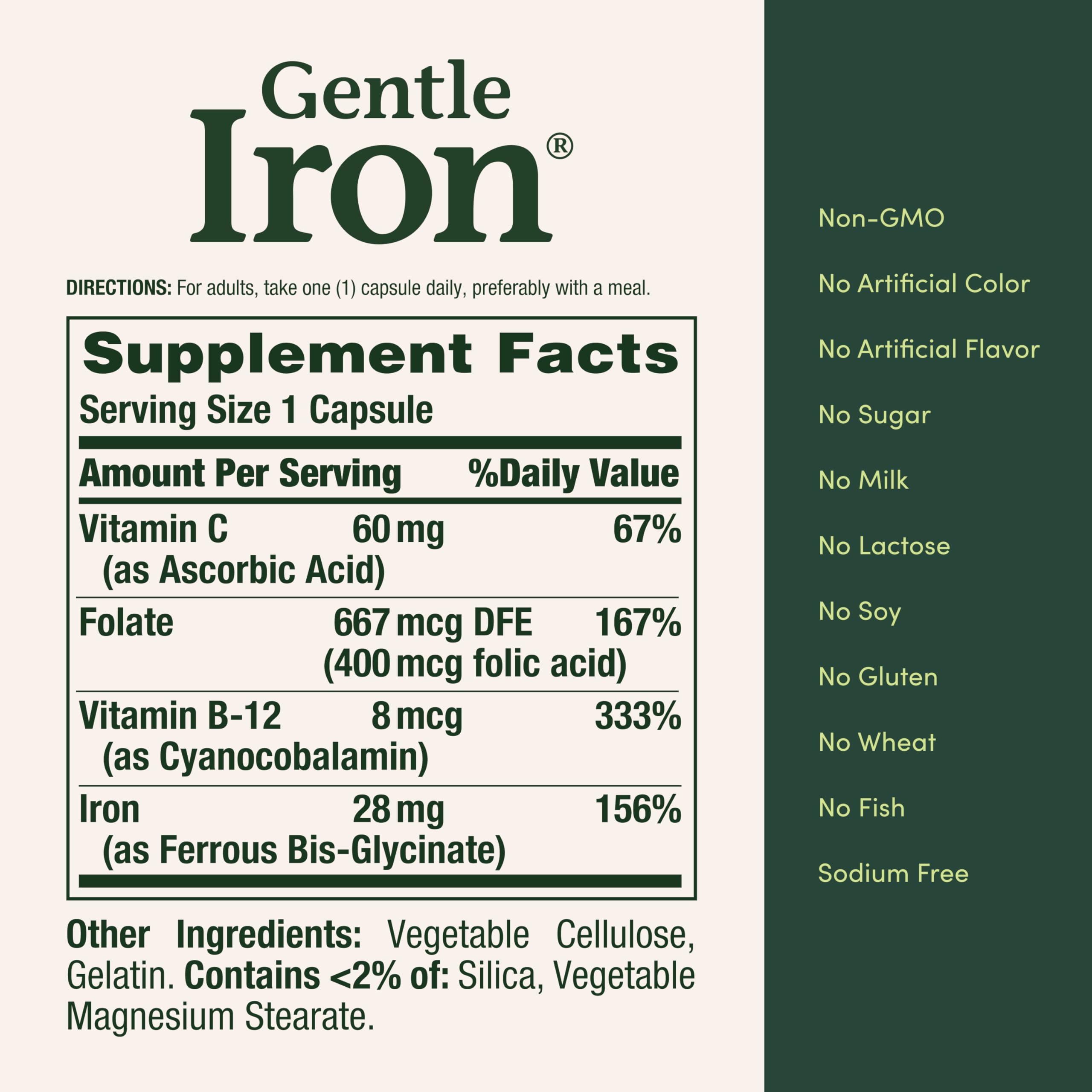 nature’s bounty iron for immune support