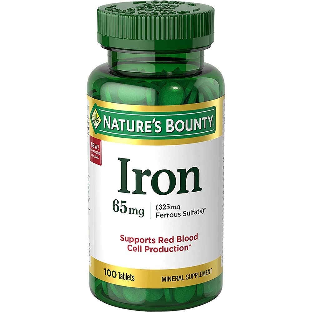 Nature’s Bounty iron supplement for energy
