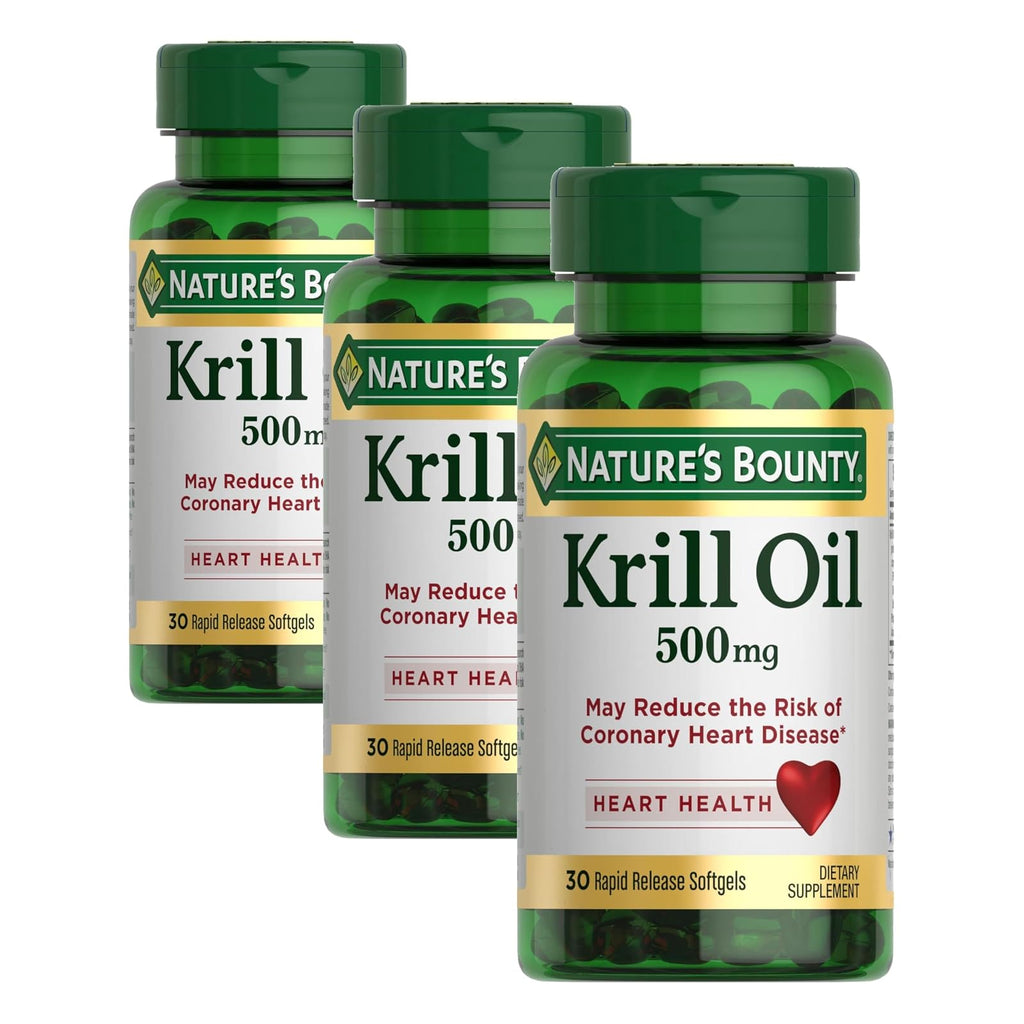 Nature's Bounty krill oil softgels