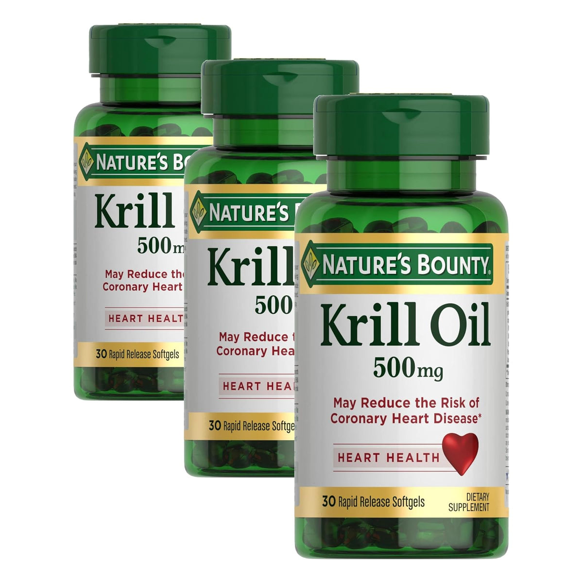 Nature's Bounty krill oil softgels