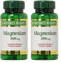 Nature's Bounty magnesium capsules for wellness