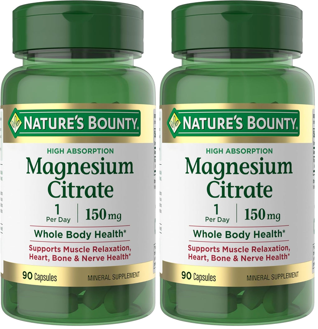 Nature's Bounty Magnesium Citrate capsules