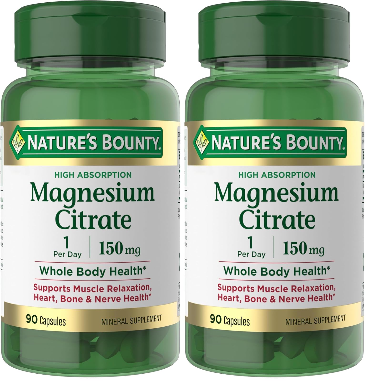 Nature's Bounty Magnesium Citrate capsules