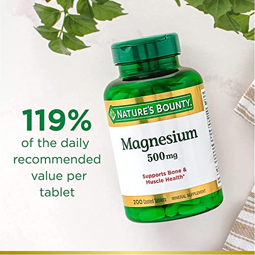 Nature’s Bounty magnesium for active lifestyles