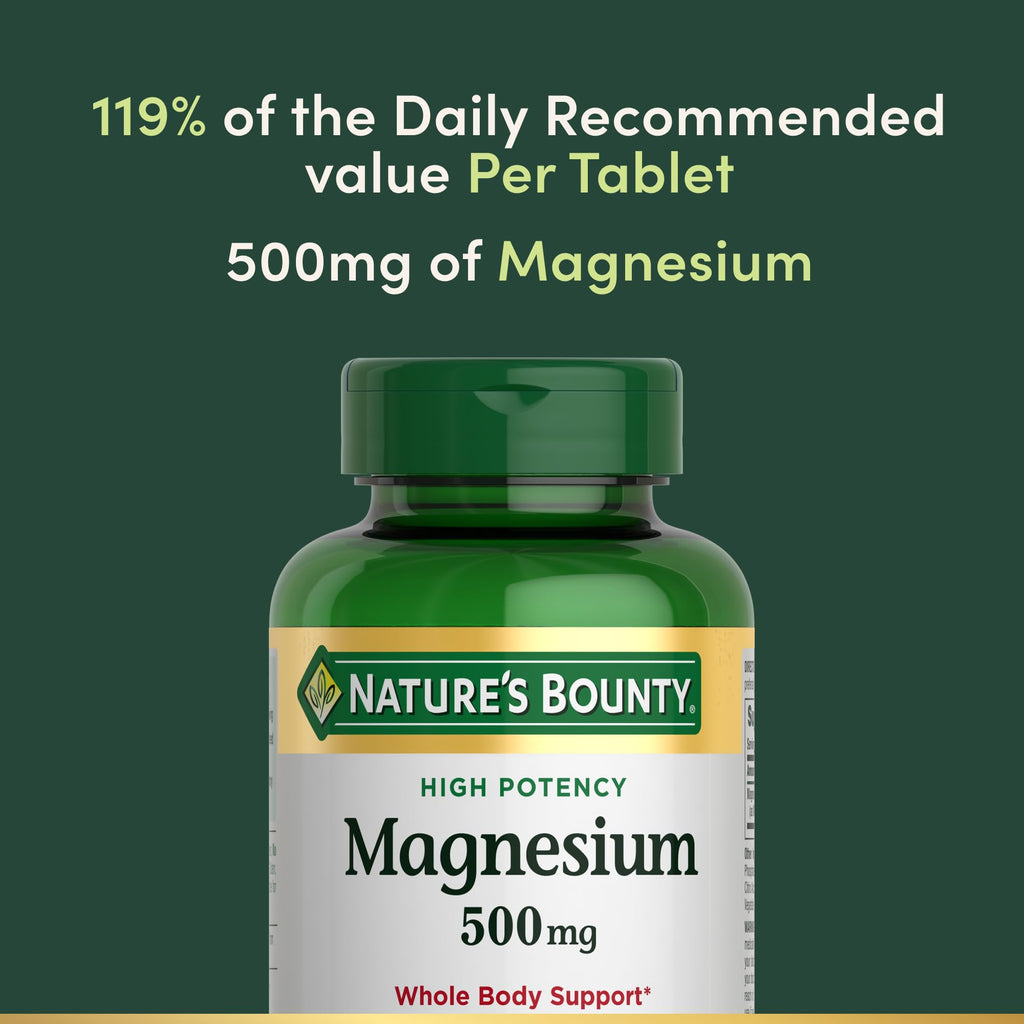 Nature's Bounty magnesium for bone health