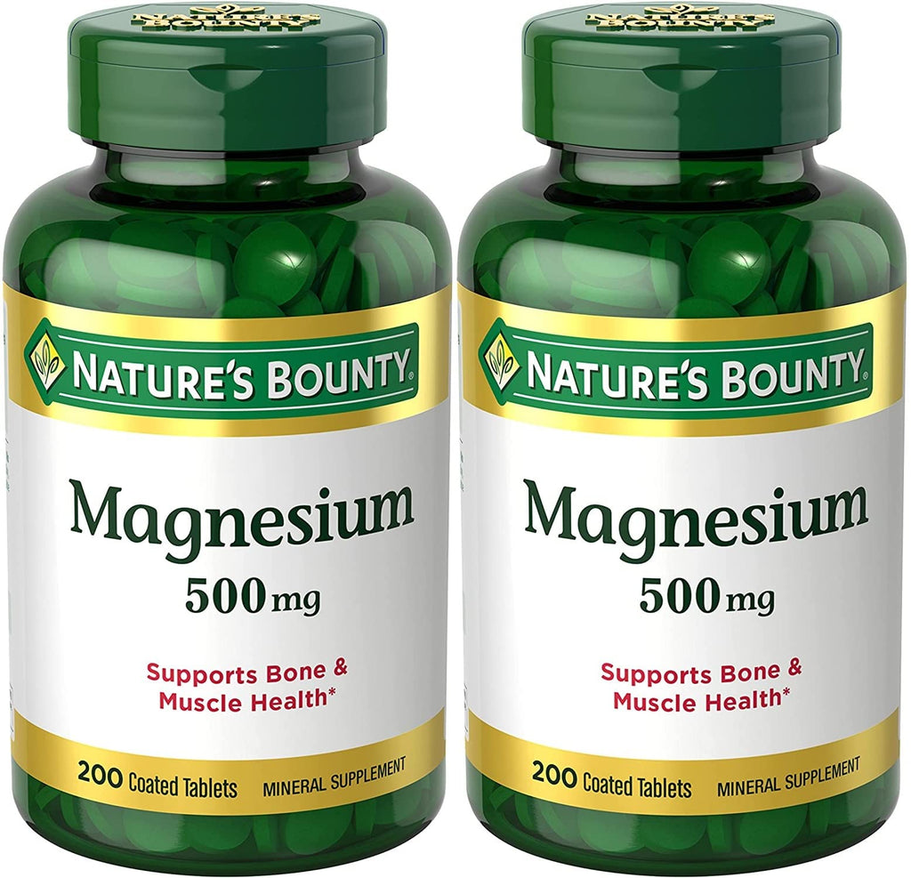 Nature’s Bounty magnesium for muscle support