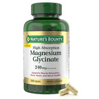 Nature's Bounty magnesium glycinate capsules