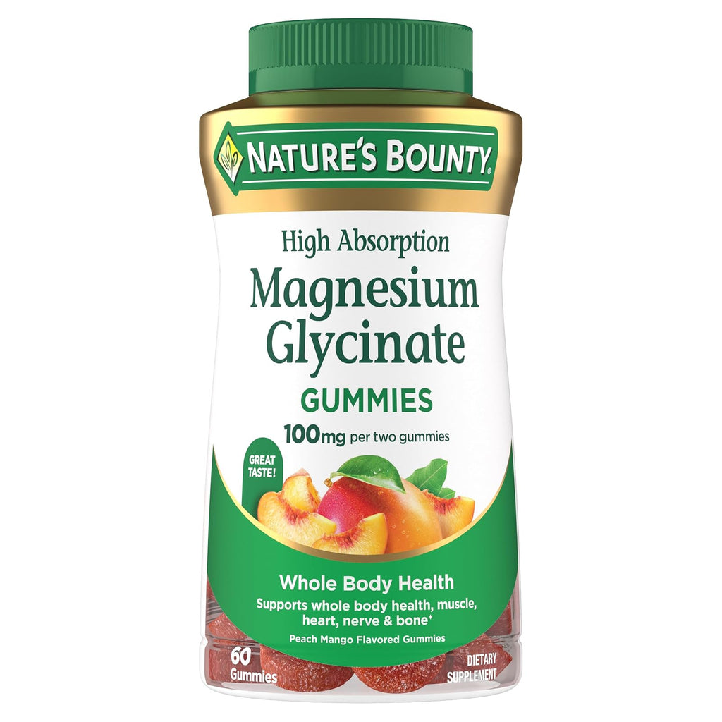 Nature's Bounty magnesium gummies for relaxation