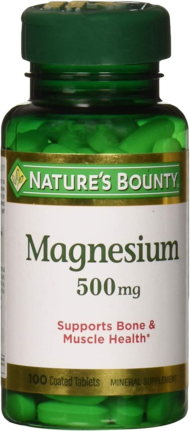 Nature's Bounty magnesium oxide tablets