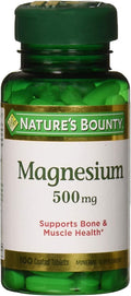 Nature's Bounty magnesium oxide tablets
