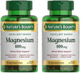 Nature's Bounty magnesium softgels for heart health