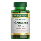 Nature's Bounty magnesium softgels for relaxation