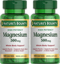 Nature's Bounty magnesium supplement for relaxation