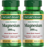 Nature's Bounty magnesium supplement for relaxation