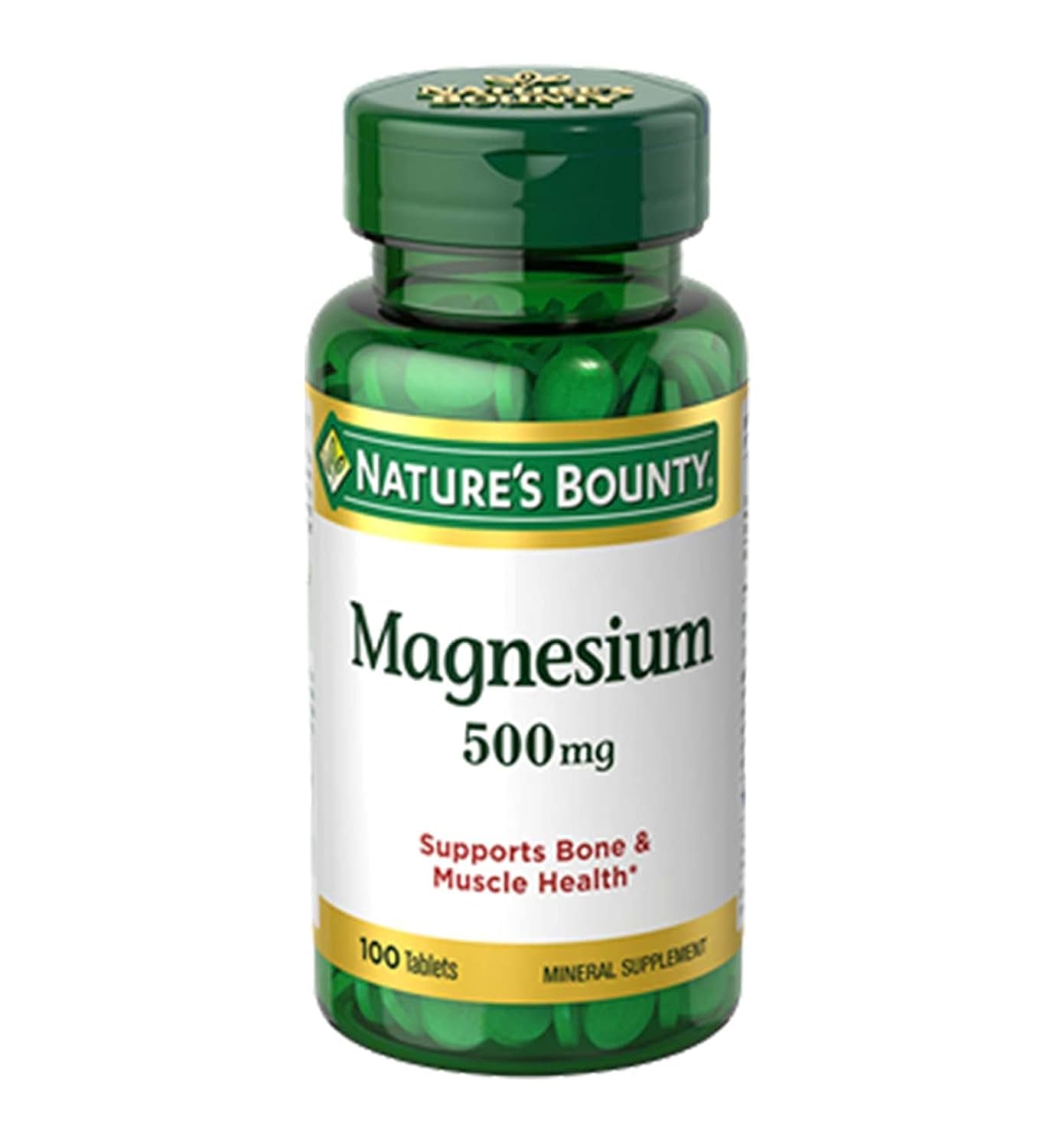 Nature's Bounty magnesium tablets for wellness