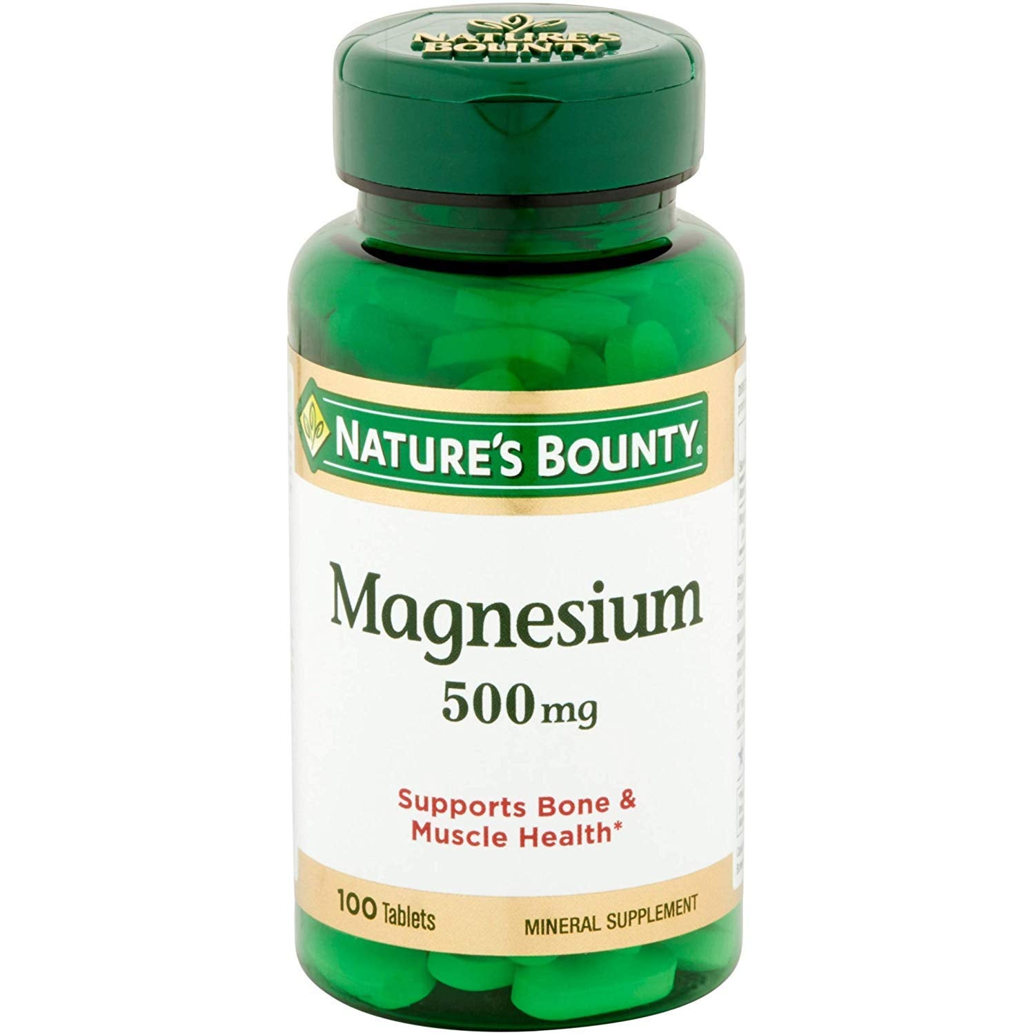 Nature's Bounty magnesium tablets for wellness