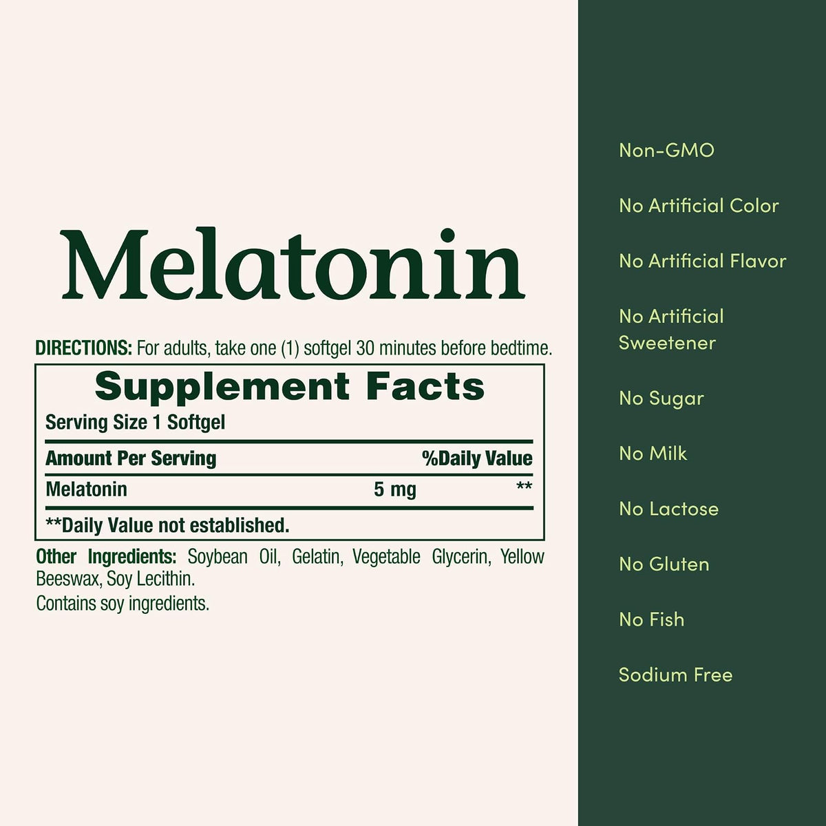 Nature's Bounty melatonin for relaxation
