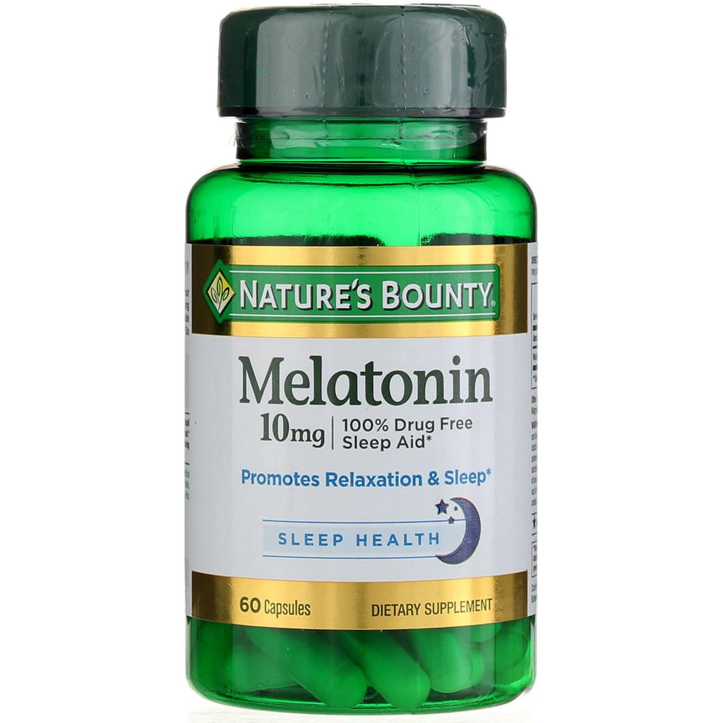 Nature's Bounty melatonin for restful sleep