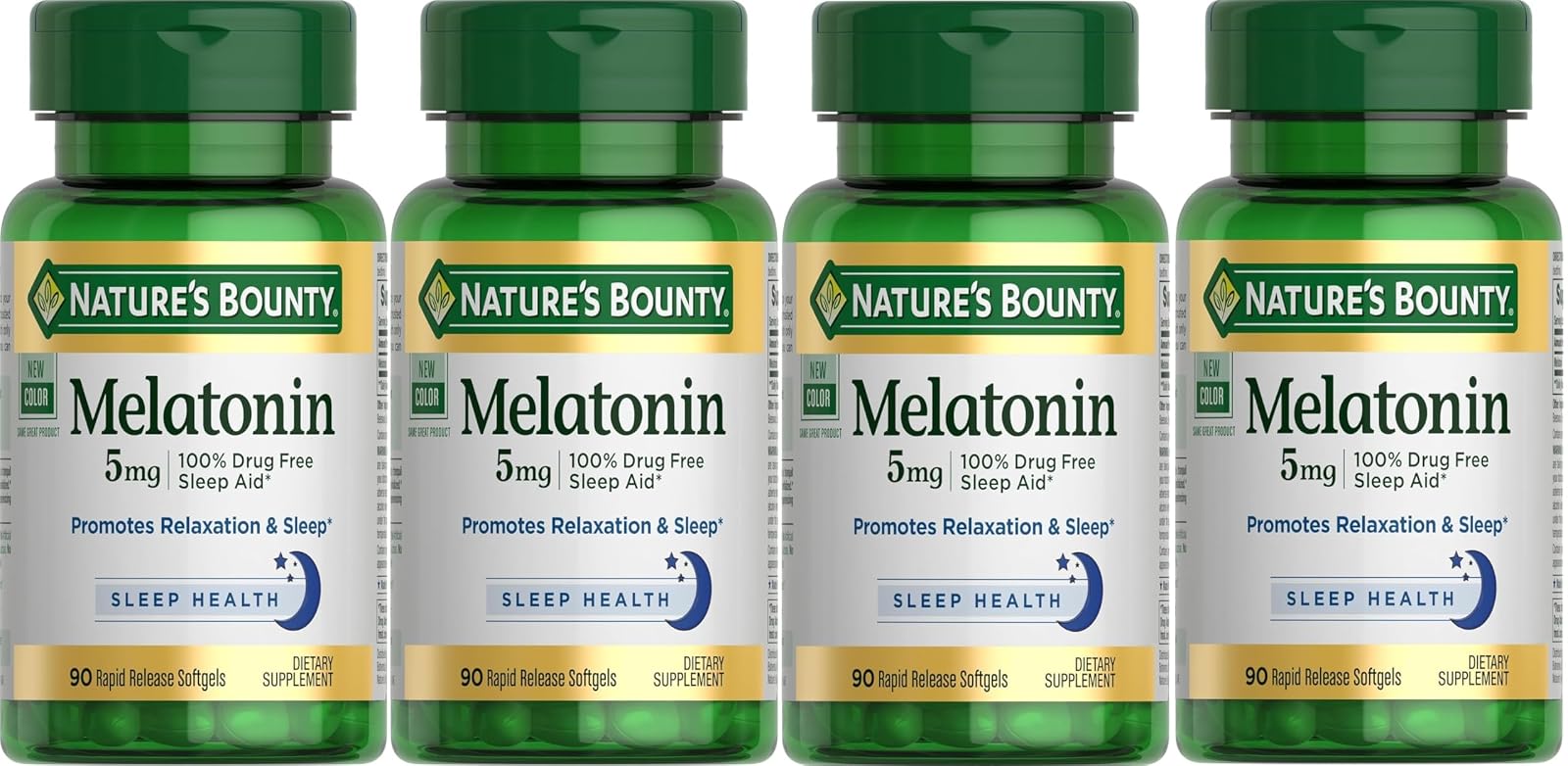Nature's Bounty melatonin softgels for sleep