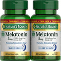 Nature's Bounty melatonin softgels for sleep